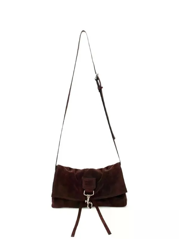 RADICA STUDIO La Bisaccia Suede Shoulder Bag