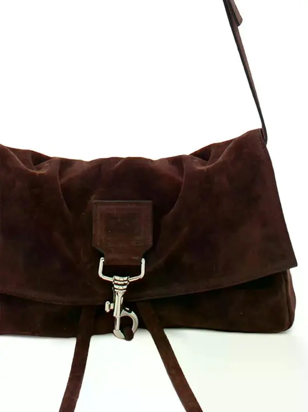 RADICA STUDIO La Bisaccia Suede Shoulder Bag