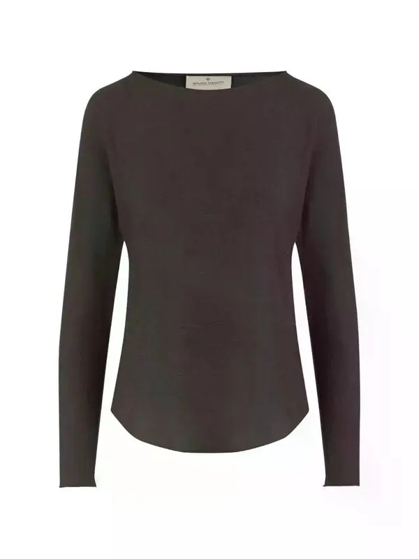 Bruno Manetti Crew-neck Top - Brown