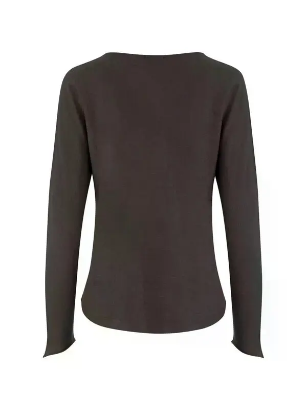 Bruno Manetti Crew-neck Top - Brown