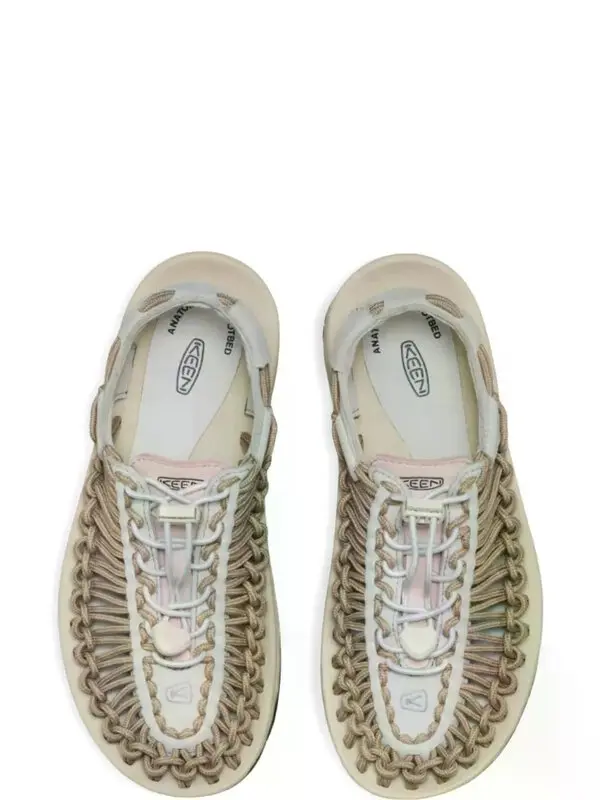 Keen Woven Strap Flat Sandals - Neutrals