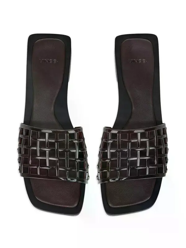 Vince Barbara Mesh Studded Sandals - Brown