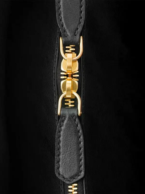 Prada Large Leather Tote Bag - Black