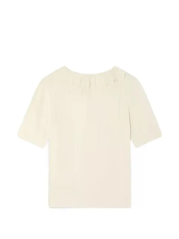 Bonpoint Ruffled Short-sleeve T-shirt