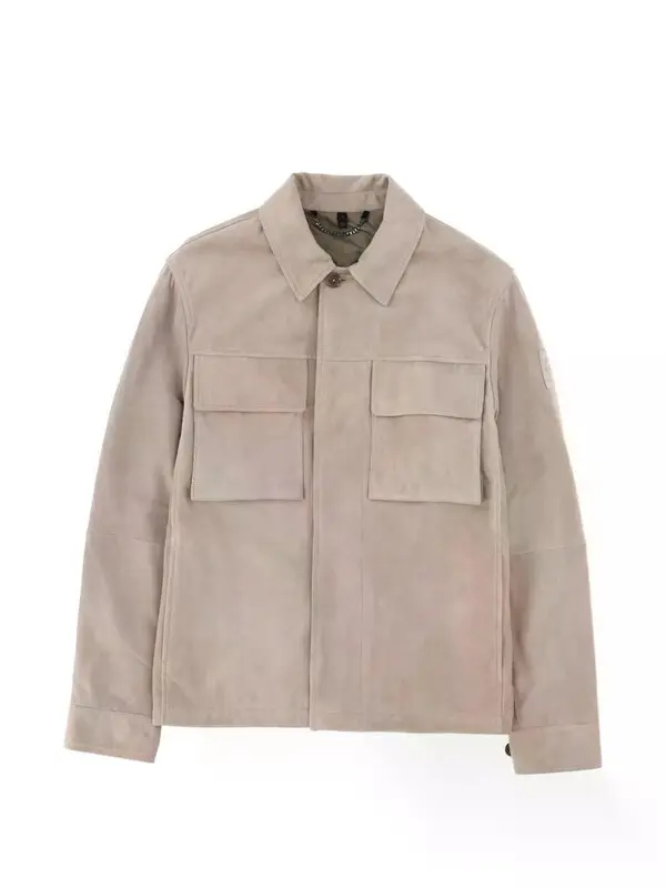 Belstaff Leather Shirt Jacket