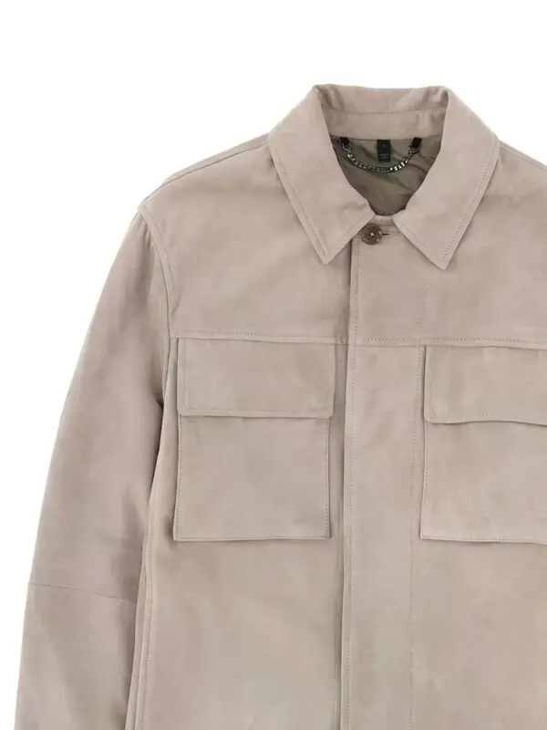 Belstaff Leather Shirt Jacket