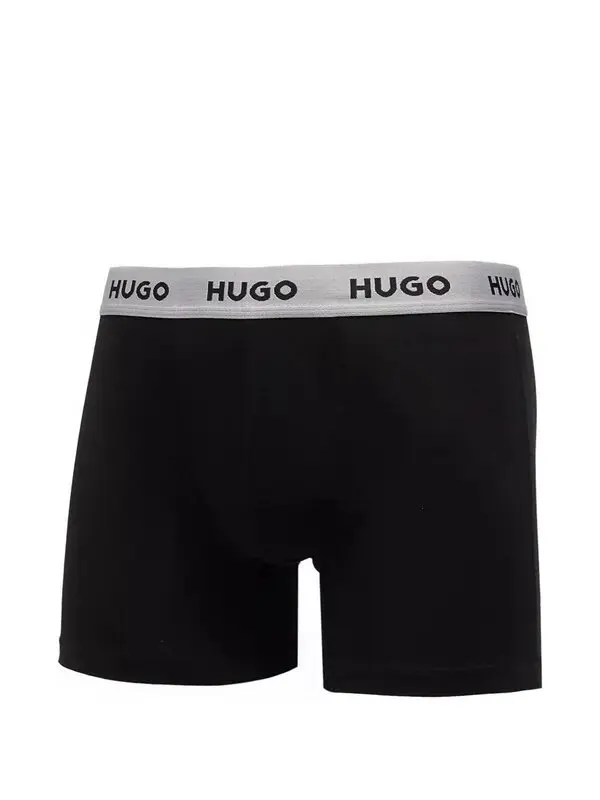 Hugo Logo Boxer Briefs - Black