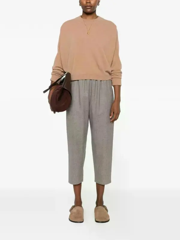 Dusan Crew-neck Long-sleeve Sweater - Neutrals