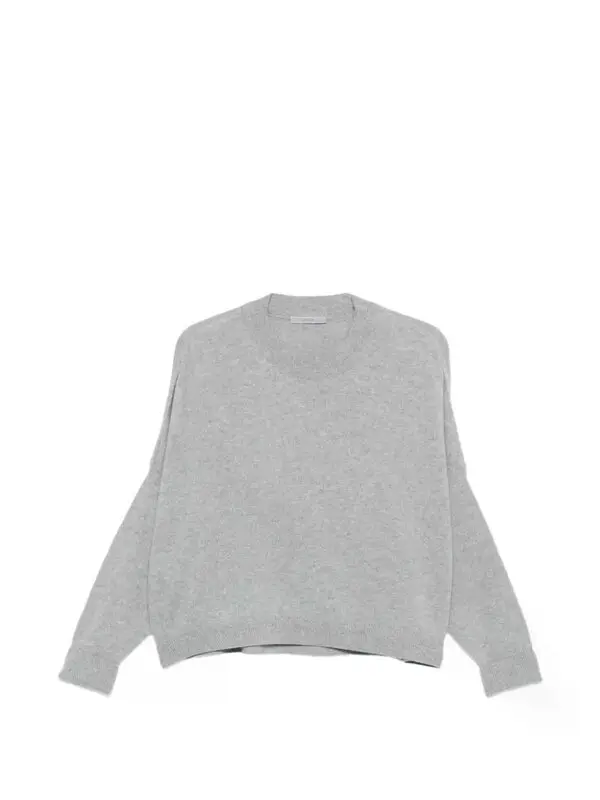 Dusan Round-neck Long-sleeve Sweater - Grey