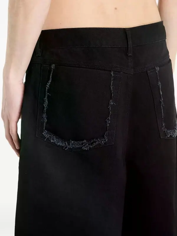 HELIOT EMIL Fence Denim Shorts