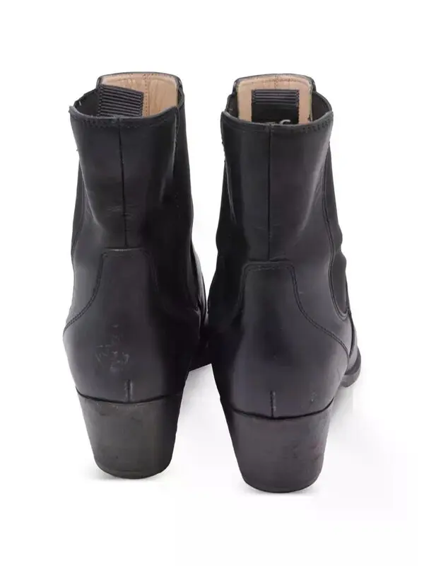 GIANVITO ROSSI Embroidered Western Ankle Boots