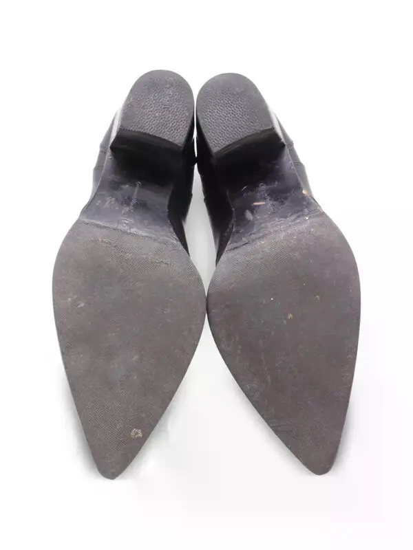 GIANVITO ROSSI Embroidered Western Ankle Boots