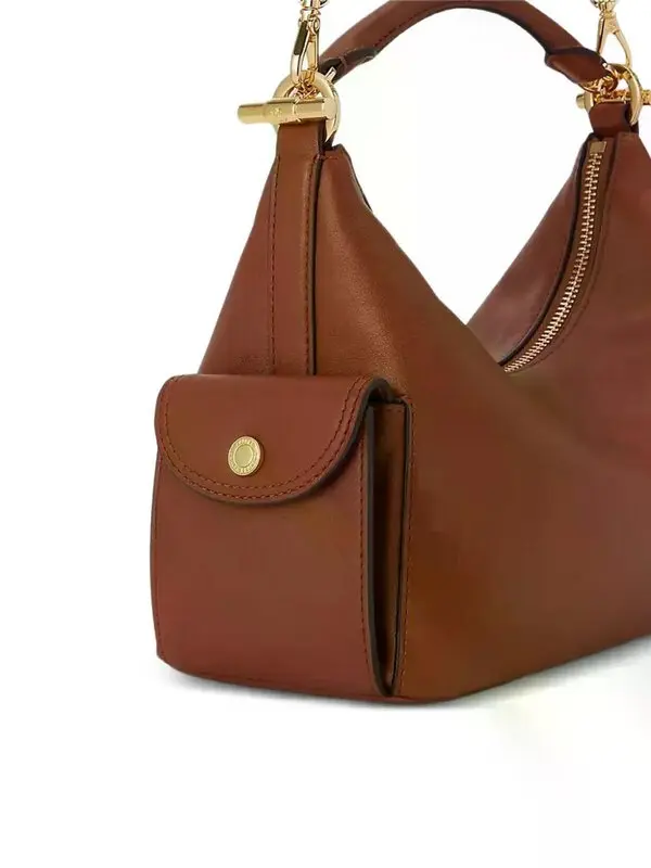 Ralph Lauren Blaike Leather Shoulder Bag - Brown