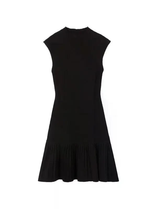 Claudie Pierlot Sleeveless Knit Pleated Dress