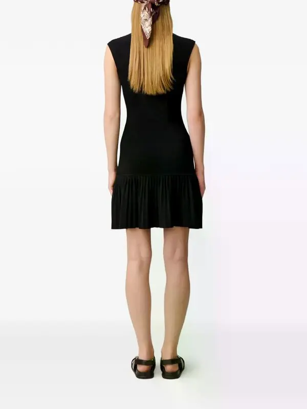 Claudie Pierlot Sleeveless Knit Pleated Dress