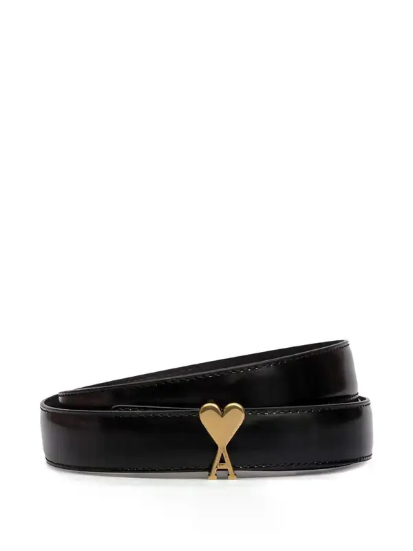 Ami De Coeur Buckle Belt - Black