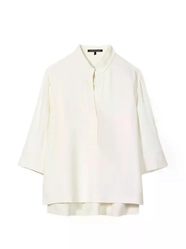LUISA CERANO Asymmetric-hem Blouse