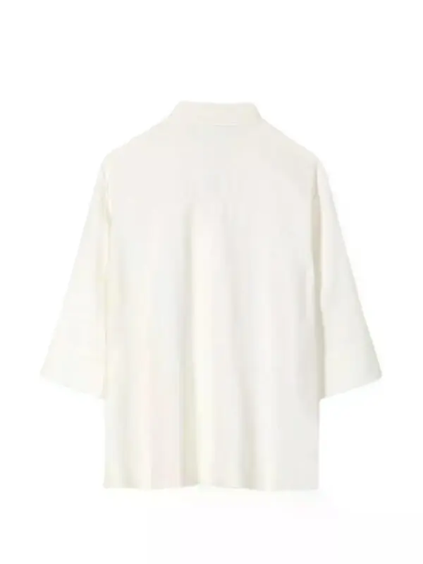 LUISA CERANO Asymmetric-hem Blouse