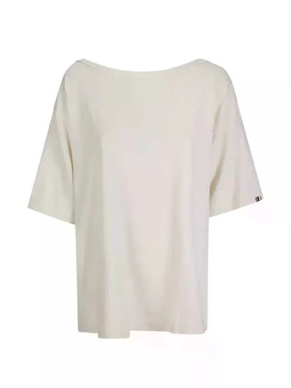 Extreme Cashmere Short-sleeve Collum T-shirt - Neutrals
