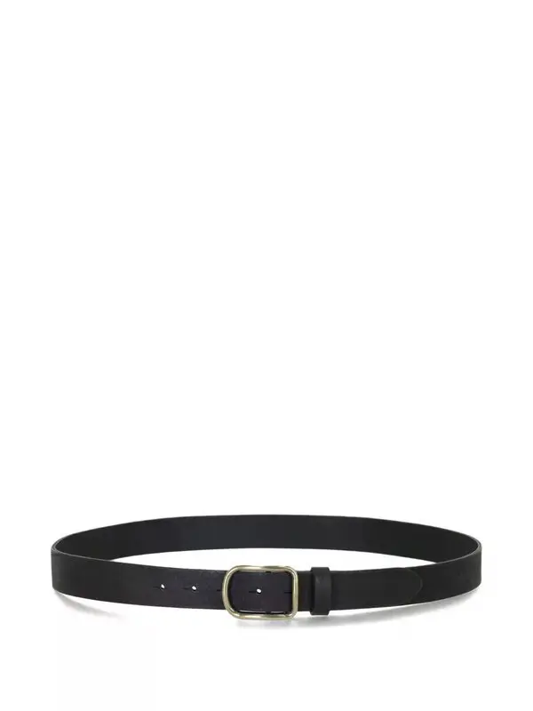 FORTELA Robert Leather Belt - Black
