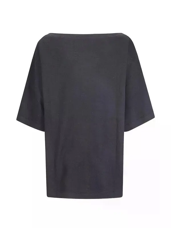 Extreme Cashmere Collum Boat-neck T-shirt - Grey
