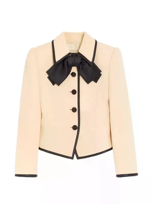 Valentino Garavani Wool Crepe Jacket