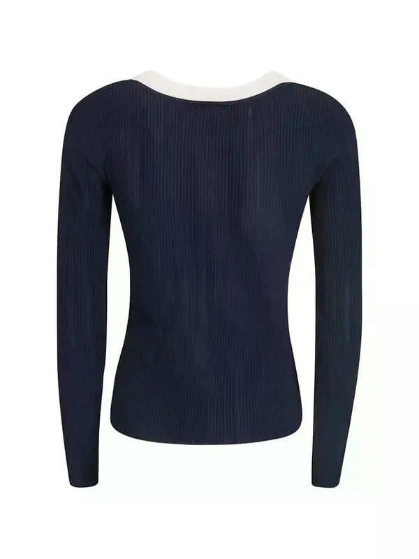 Baum Und Pferdgarten Clary Ribbed Knit Sweater - Blue