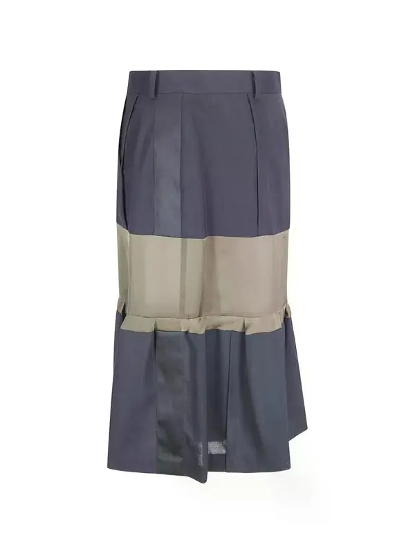 Sacai Panelled Mini Skirt