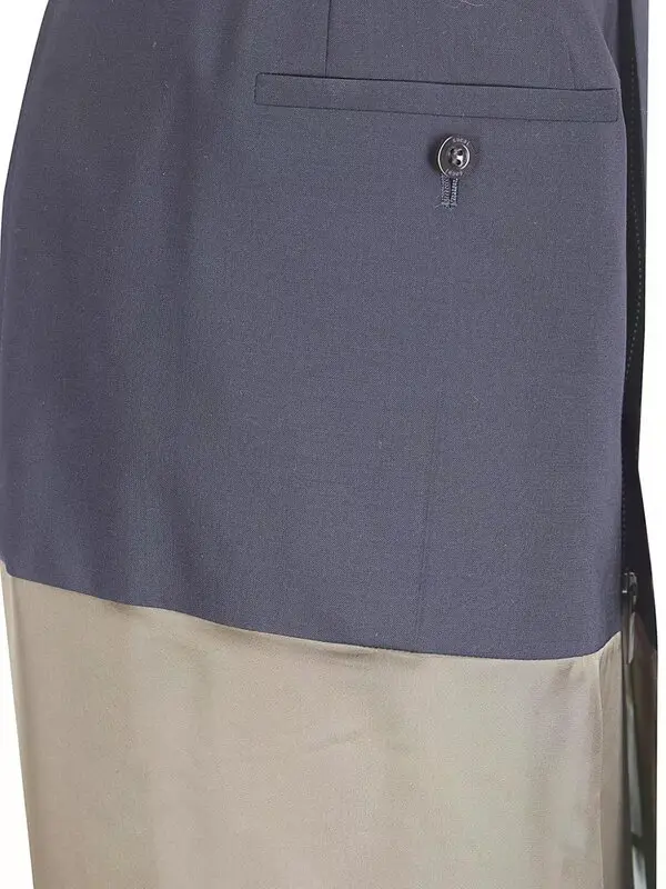 Sacai Panelled Mini Skirt
