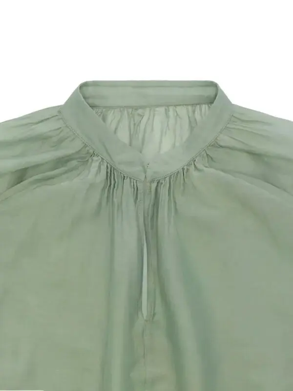 FORTELA Ambre Silk Blouse - Green