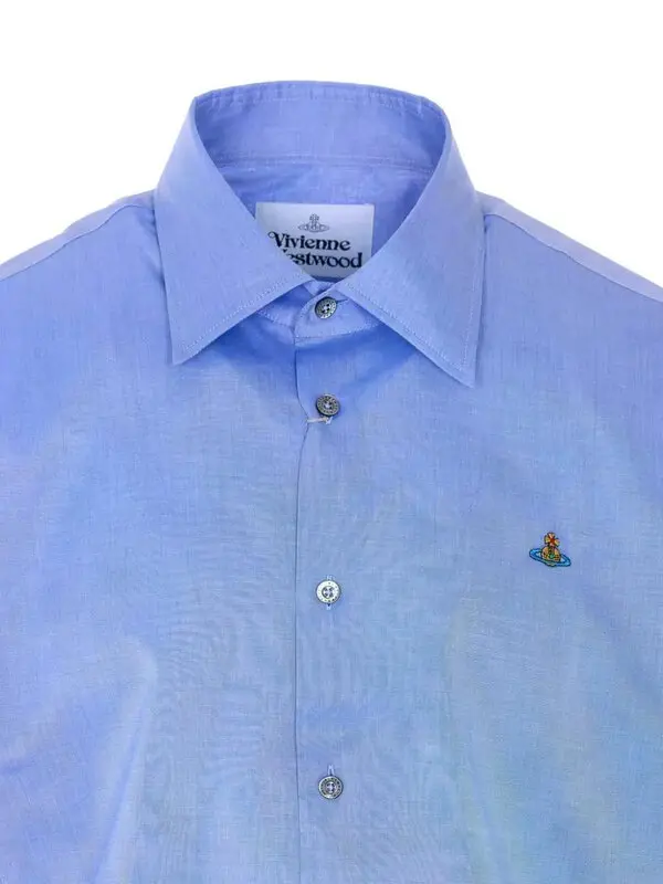VIVIENNE WESTWOOD Ghost Embroidered-logo Shirt
