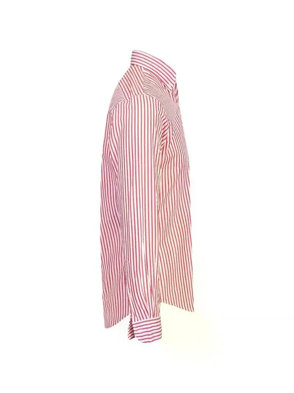 Polo Ralph Lauren Striped Custom-fit Cotton Shirt - Red