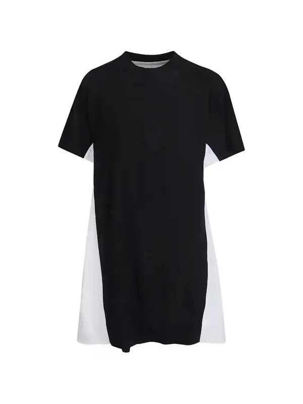 Sacai Poplin Knit Mini Dress