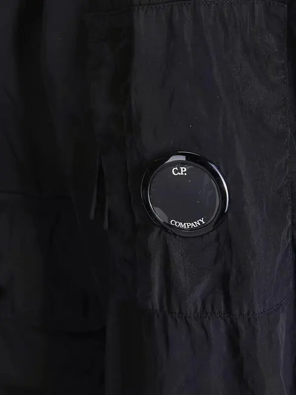 C.P. COMPANY Chrome-r Button Bomber Jacket - Black
