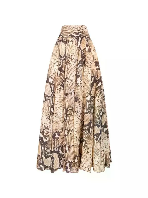 7 For All Mankind Snake-print Sleeveless Blouse
