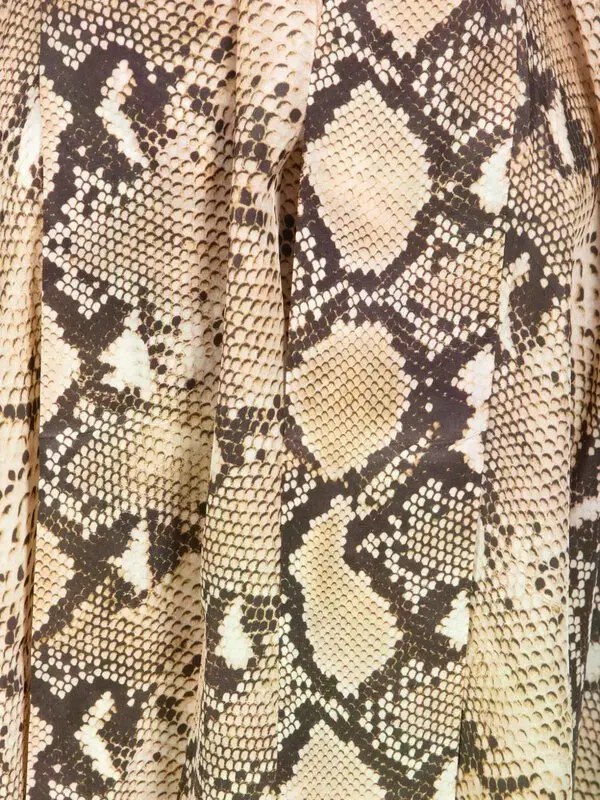 7 For All Mankind Snake-print Sleeveless Blouse