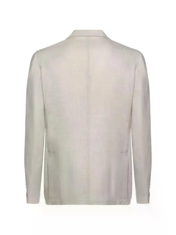 Eleventy Patch-pocket Blazer - Neutrals