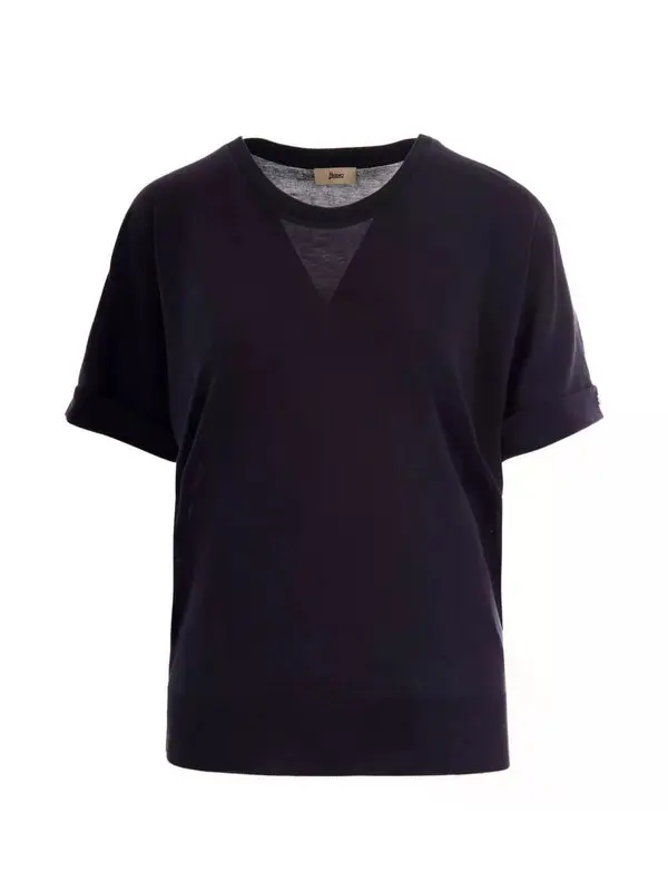 Herno Fine-knit T-shirt - Blue