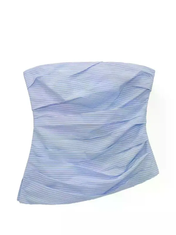 Simkhai Emerson Striped Top - Blue