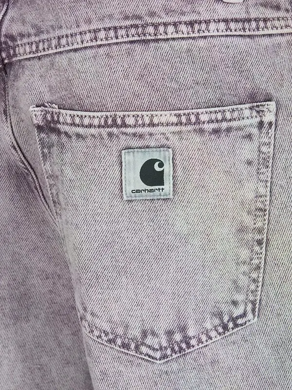 Carhartt Work In Progress Brandon Denim Shorts - Purple
