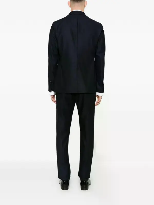 Tagliatore Button Single-breasted Suit - Black