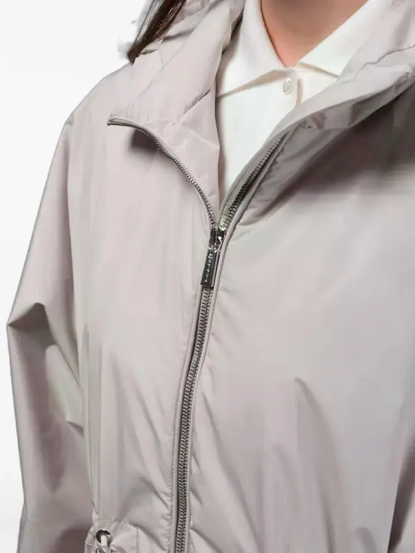 MOORER Galilea-stp Hooded Zipped Jacket - Neutrals