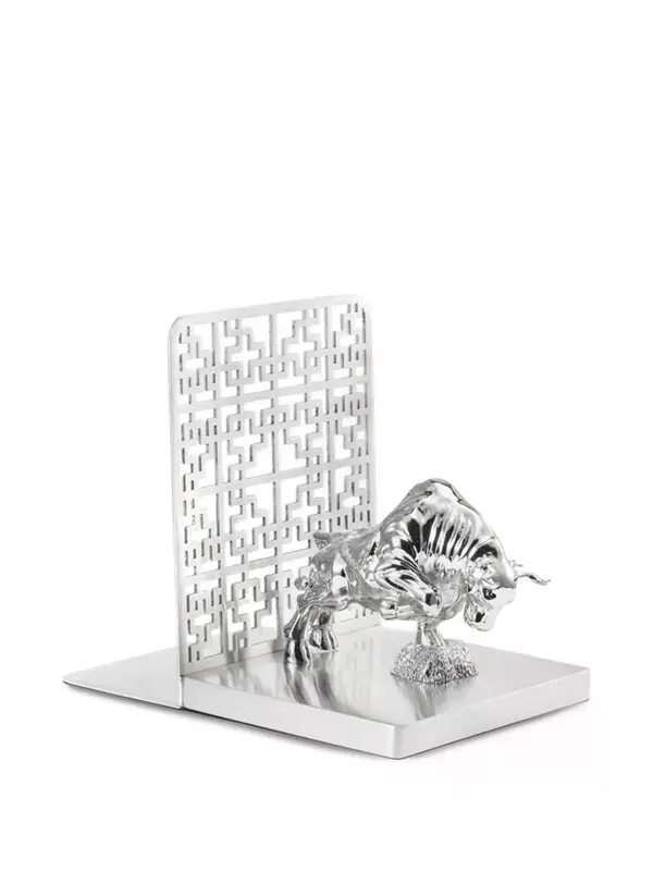 Shanghai Tang Tang Ox Bookend - Silver