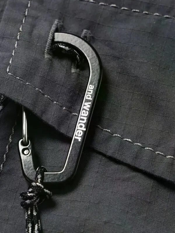 AND WANDER Reflective Stitching Pocket Jacket - Grey