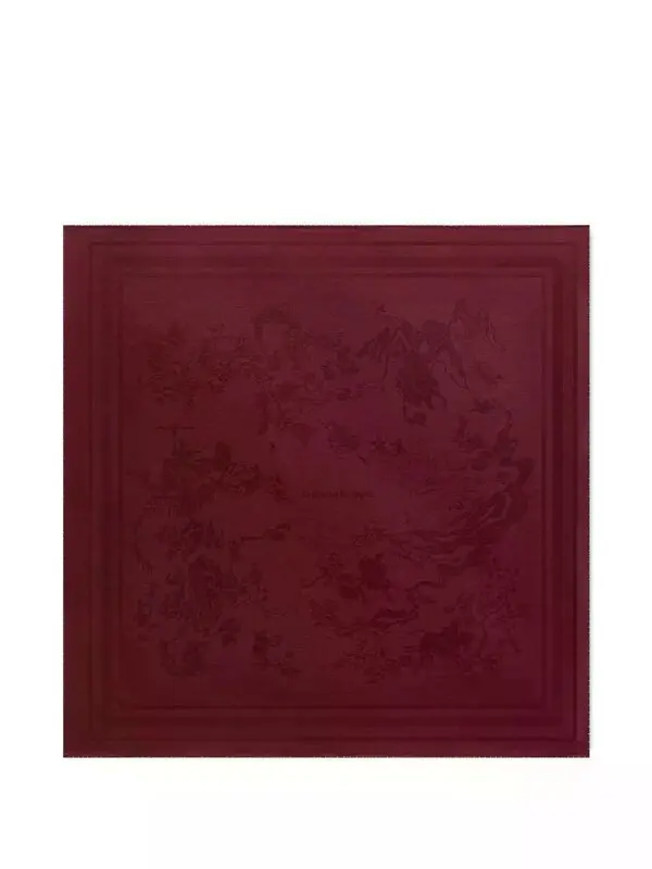 Shanghai Tang Tang Patterned Scarf - Red