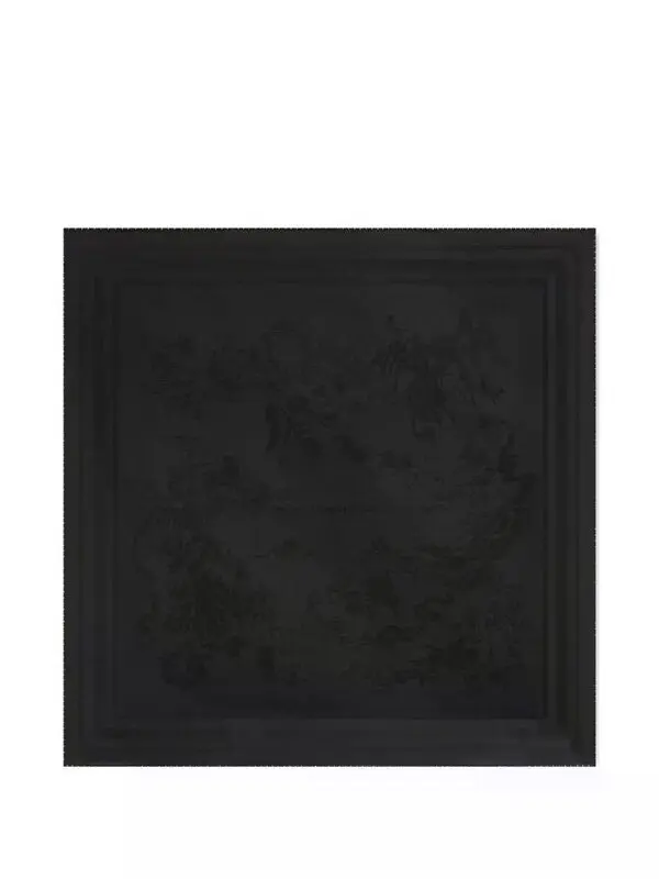 Shanghai Tang Tang Patterned Scarf - Black