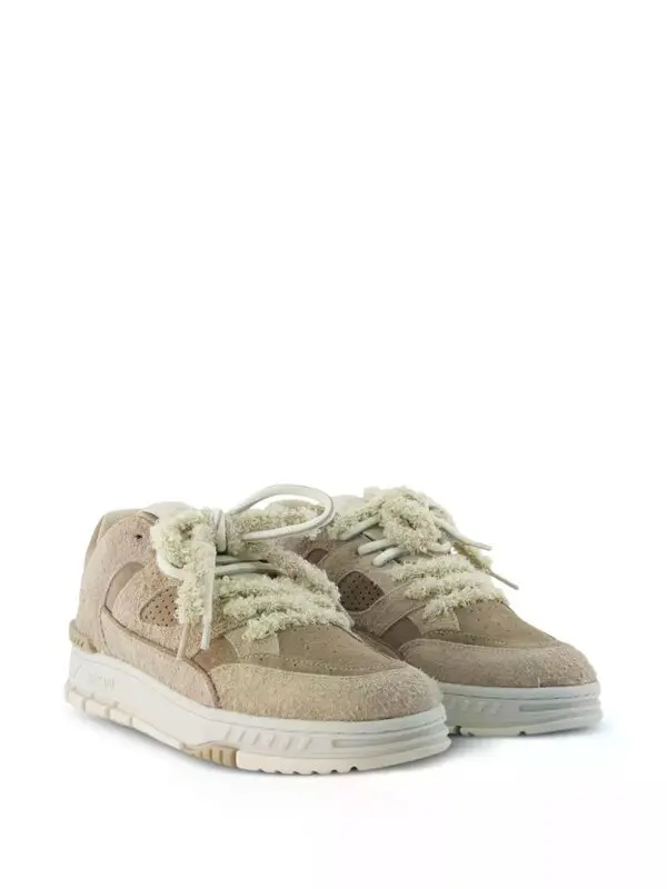 Axel Arigato Area Lo Fluffy Panelled Sneakers - Neutrals