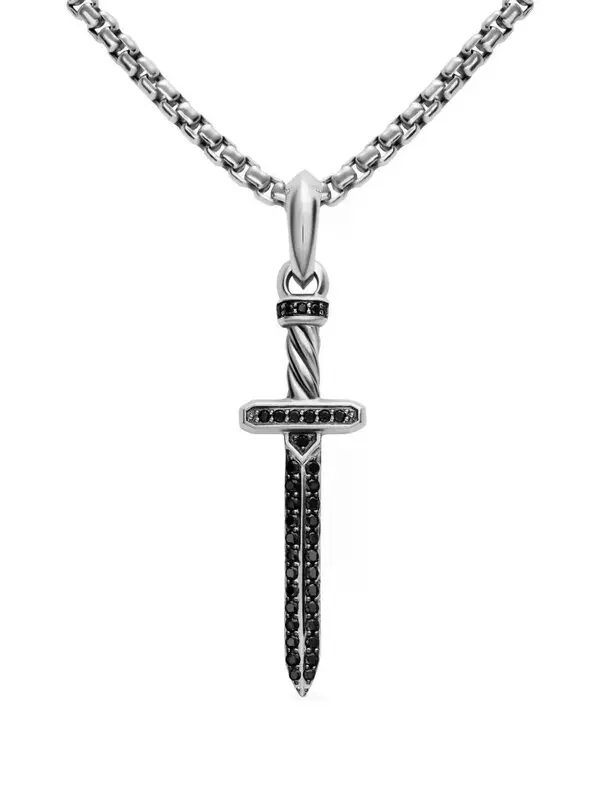 David Yurman Pavé Sword Amulet - Silver