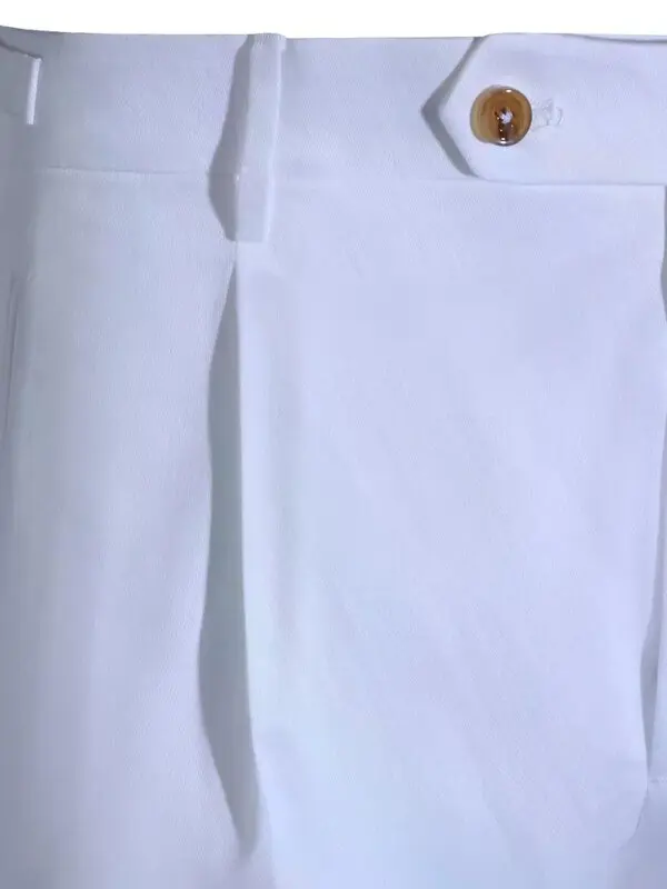 BERWICH Pleated Trousers - White