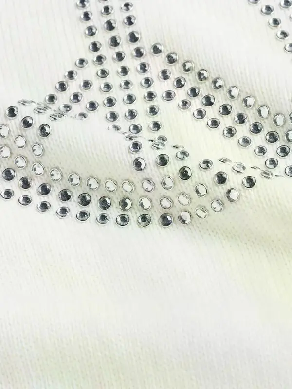Moschino Embellished Peace Dress - Neutrals